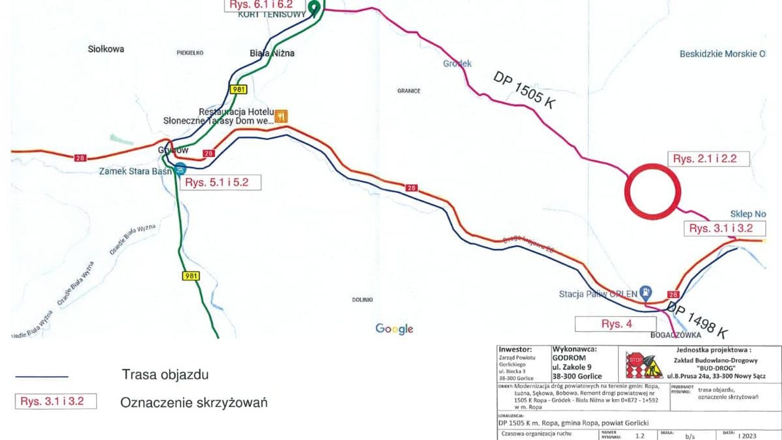 Ropa. Planowany remont znacząco utrudni jazdę tą trasą