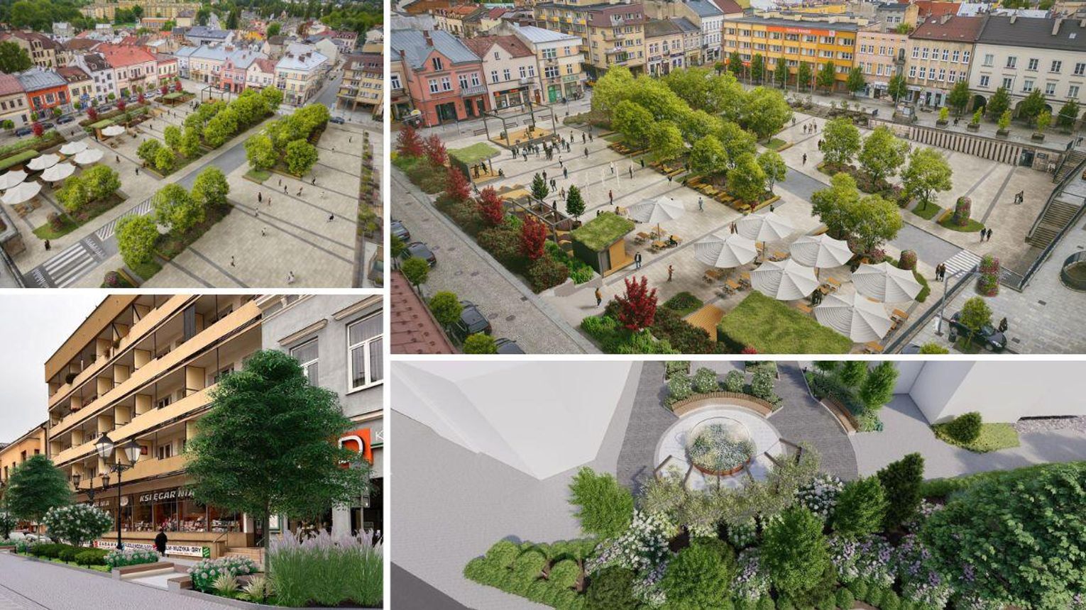 Rozburzą obecny Rynek. Powstanie nowy, mniej betonowy, a więcej zielony ...