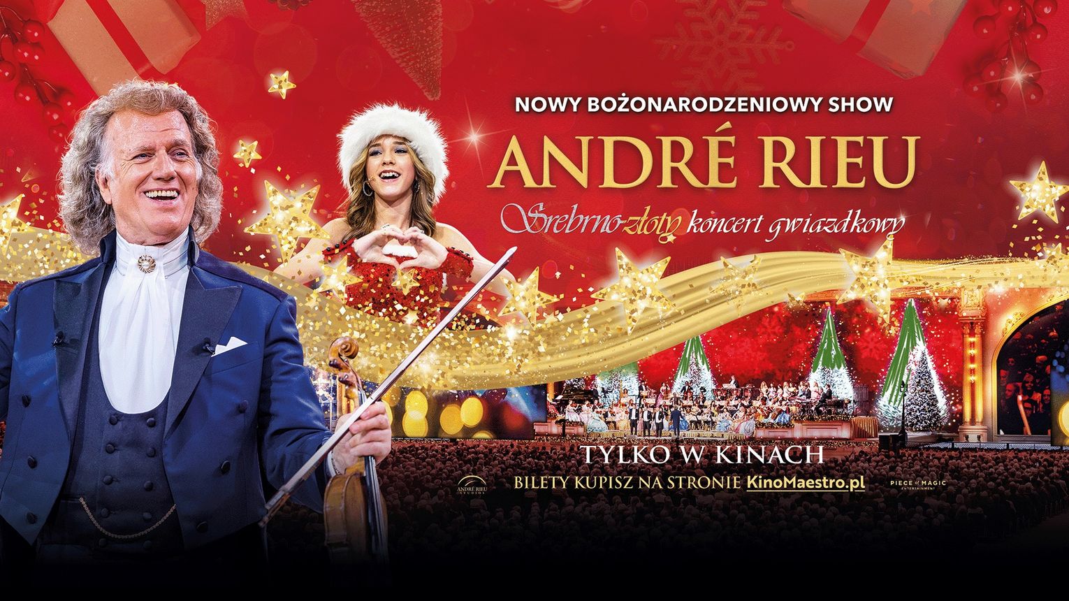 „André Rieu. Srebrno-złoty koncert gwiazdkowy” | zapowiedzi imprez ...