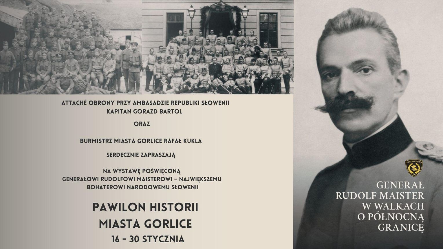 Wystawa „Generał Rudolf Maister w walkach o północną granicę ...